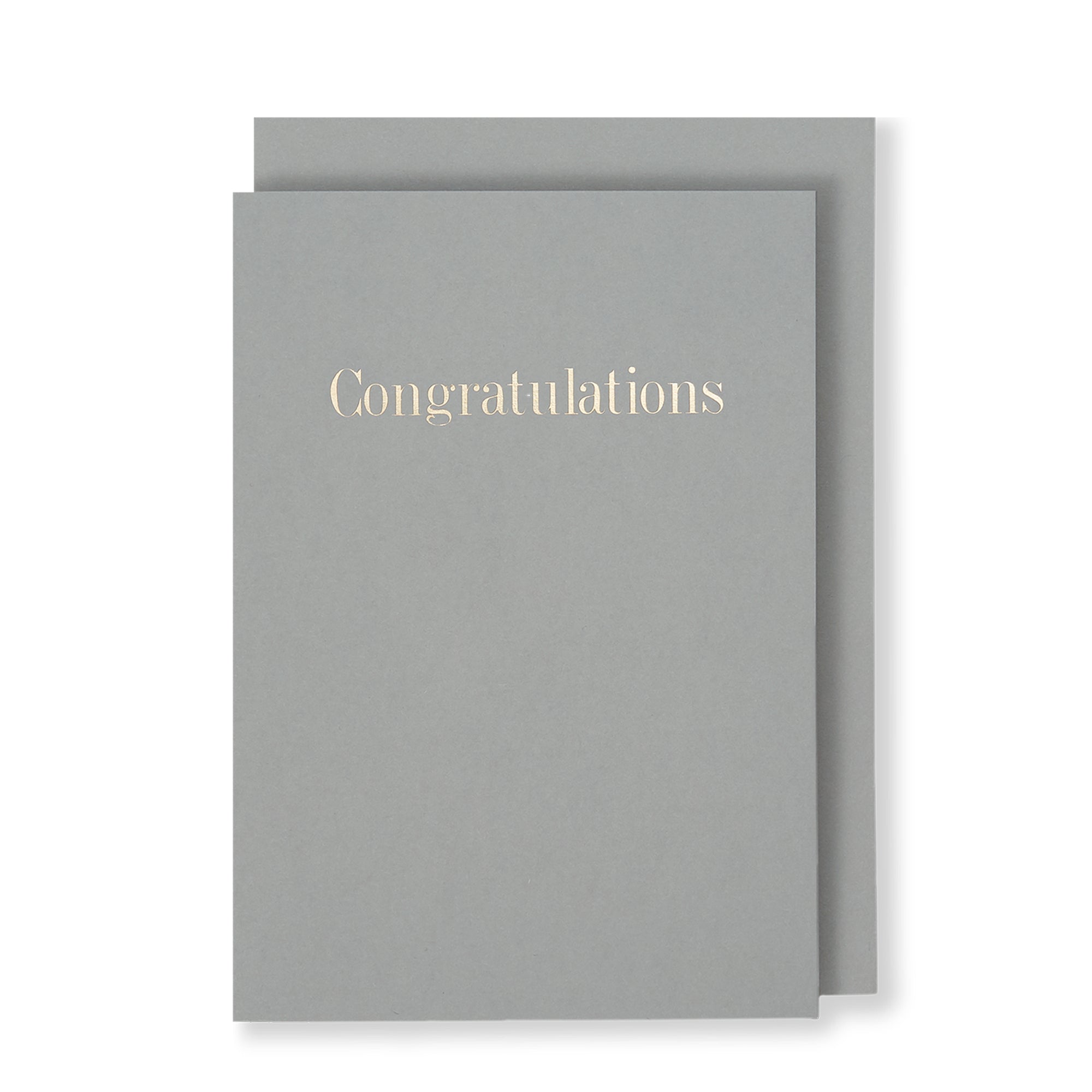 Congratulations, Luxury Foiled Card | Story of Elegance